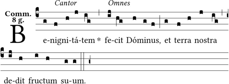 Co Benignitatem Fecit Dominus | PDF