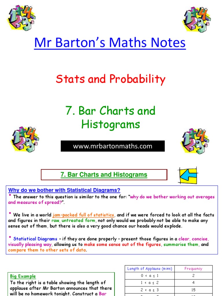 Bar Charts and Histograms Explained | PDF | Histogram | Scientific Method