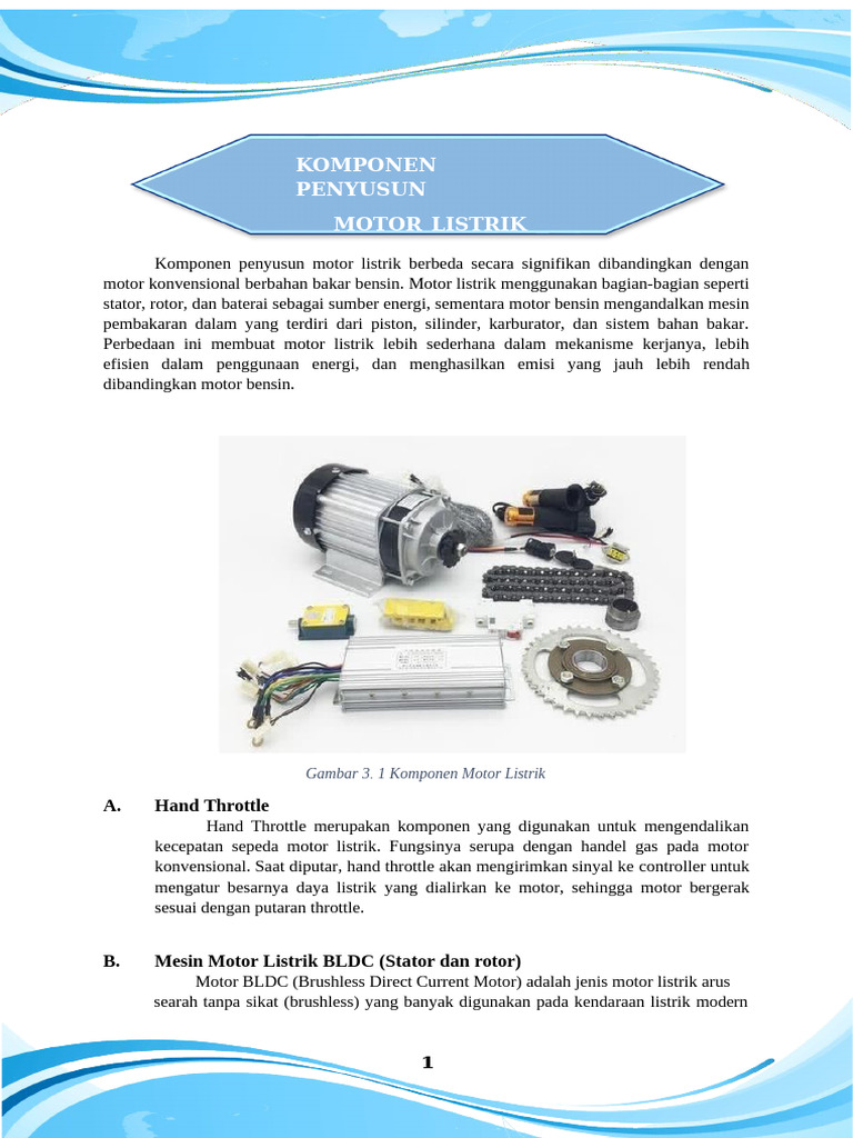 Komponen Motor Listrik | PDF