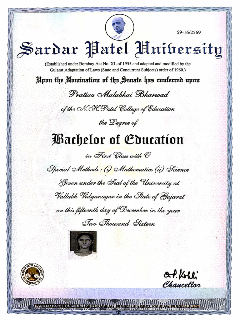 B Ed Degree | PDF