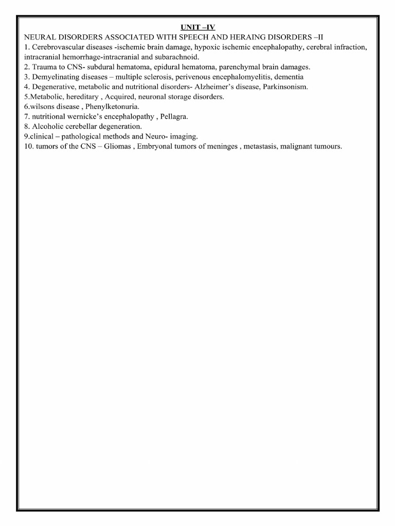 Neuro 4 for Baslp students | PDF