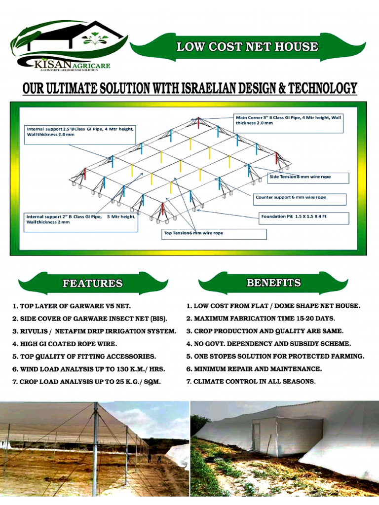 Low Cost Net House | PDF