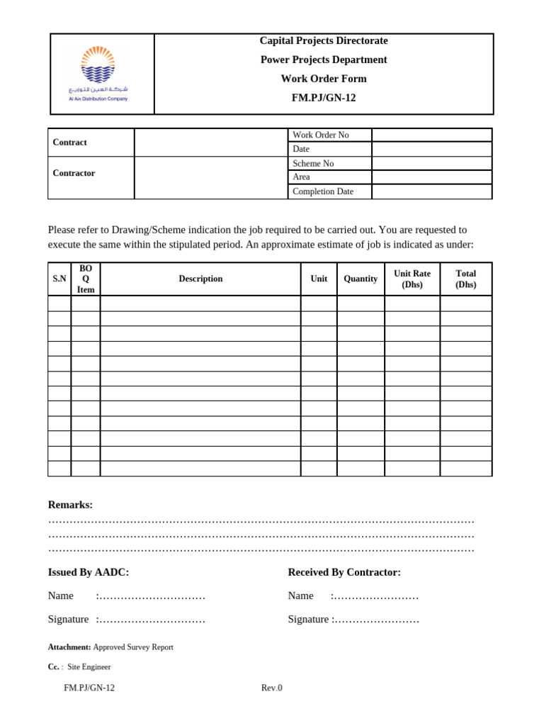 Survey Report Fromat | PDF