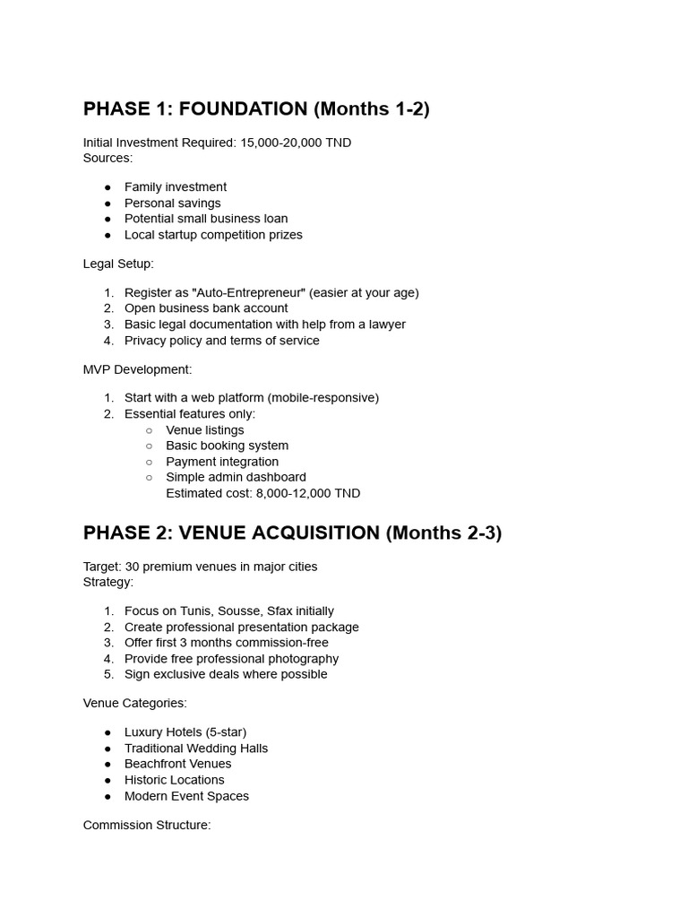 Start Plan | PDF | Business | Economies