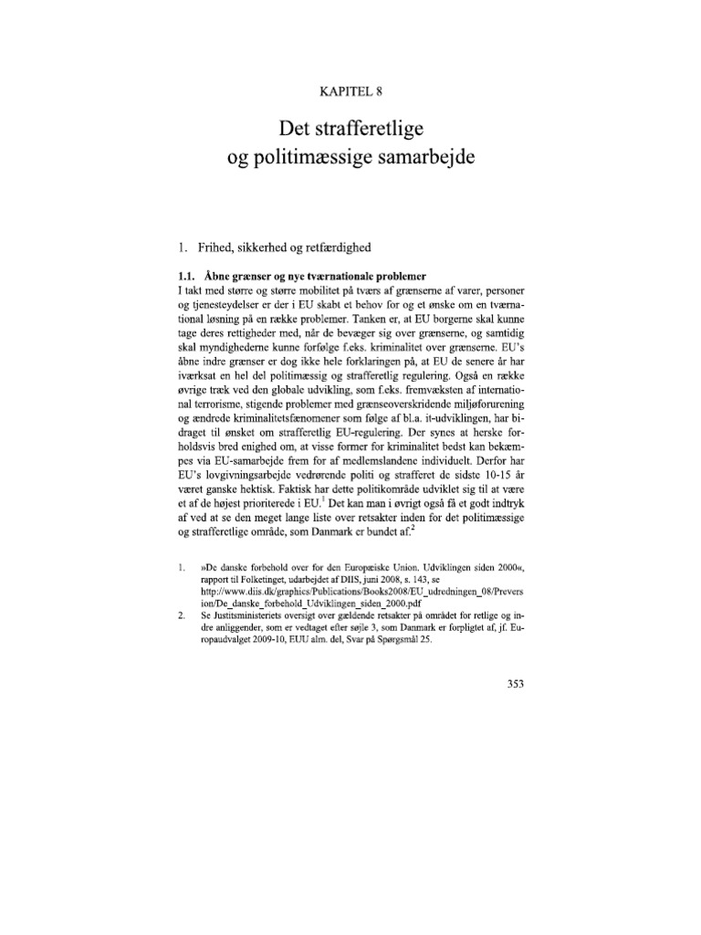 The European Regulation in DK | PDF