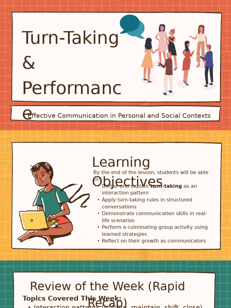 Turn-Taking Strategies in Communication | PDF | Conversation ...