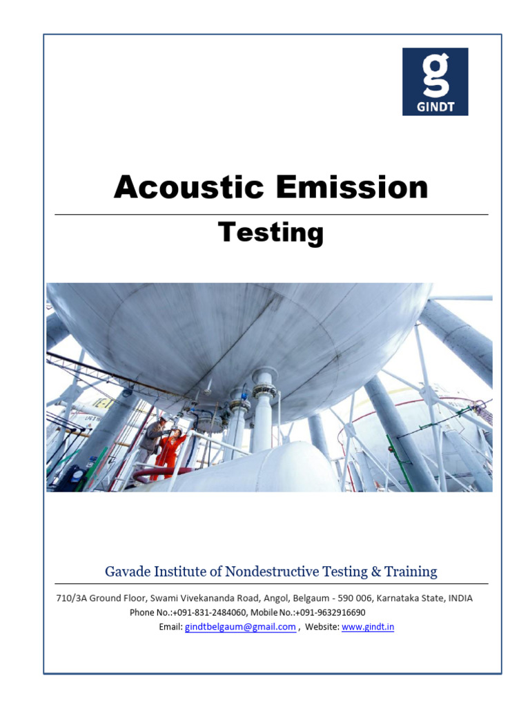 Acoustic Emission Testing Overview | PDF | Fracture | Mechanical ...