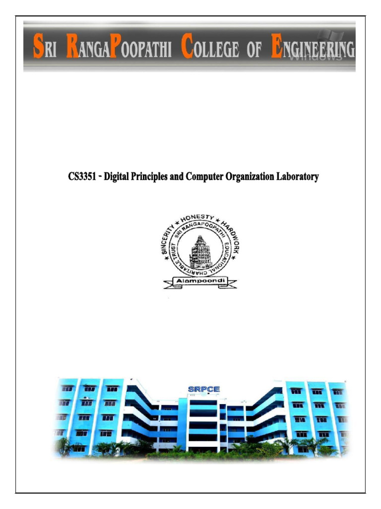 Dpco Lab Manual Model 2 | PDF | Logic Gate | Electronics