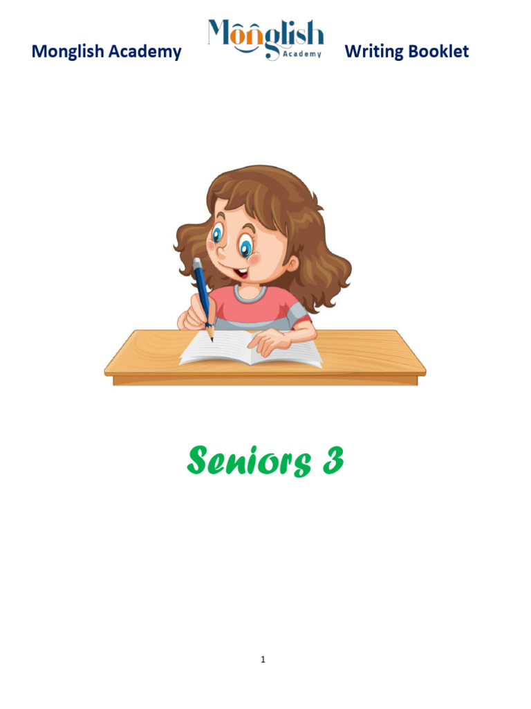 Seniors 3 (Writing Booklet) | PDF
