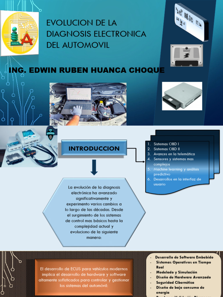 Evolución de la Diagnosis Electrónica Automotriz | PDF | Bluetooth ...