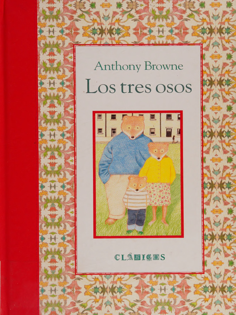 Los tres osos de Anthony Browne | PDF