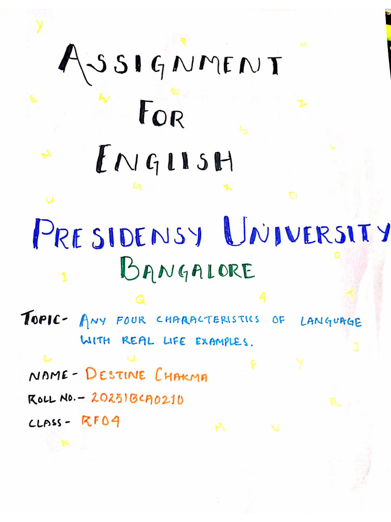 English Assignment | PDF