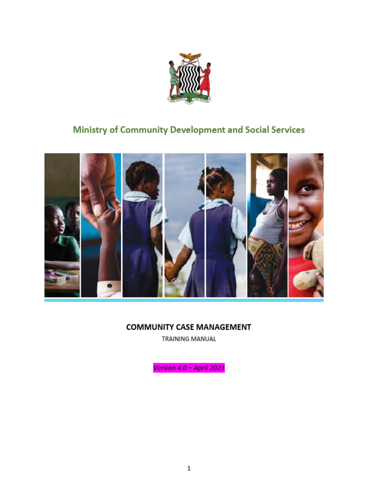 Community Case Management Training Manual | PDF | Child Abuse | Adolescence