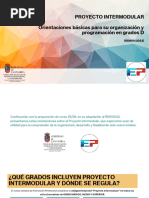 Guía para Elaboración Del Proyecto Intermodular Cas | PDF | Evaluación | Plan de estudios