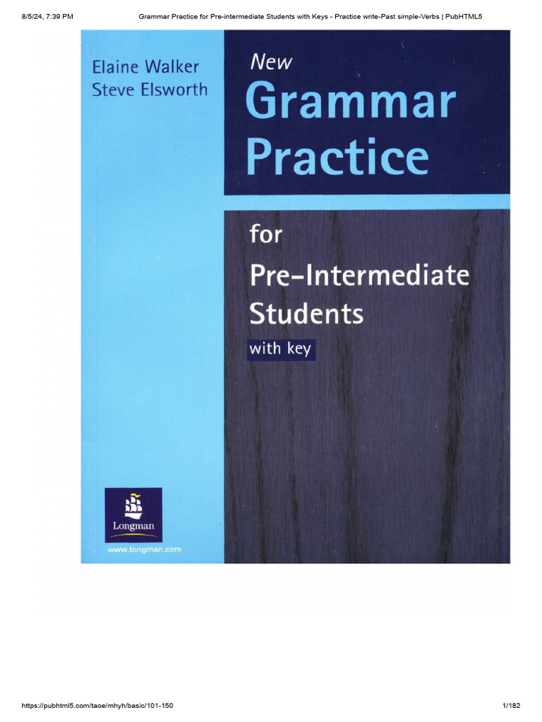 Pre-Intermediate Grammar Practice PDF | PDF