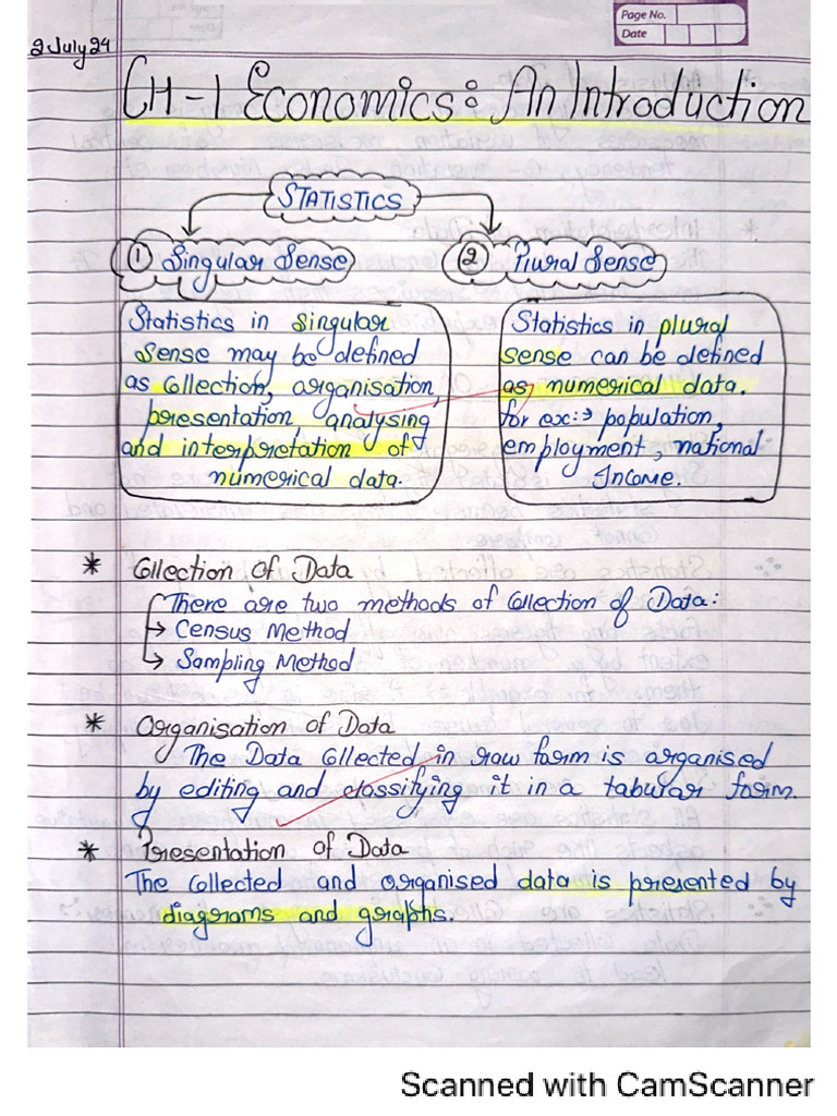 Statistics Chapter - 1 | PDF