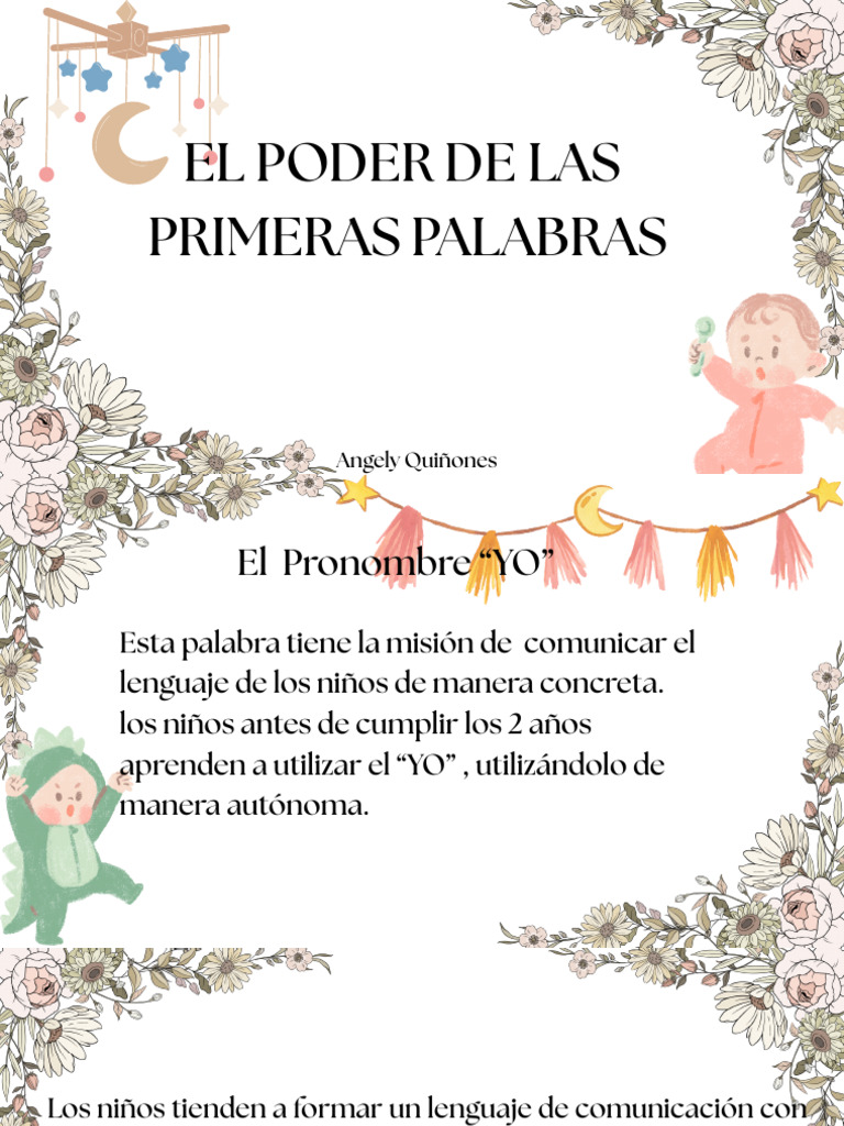 El Poder de Las Primeras Palabras PDF | PDF