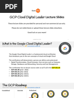 118 GCP Digital Leader Cheat Sheet | PDF