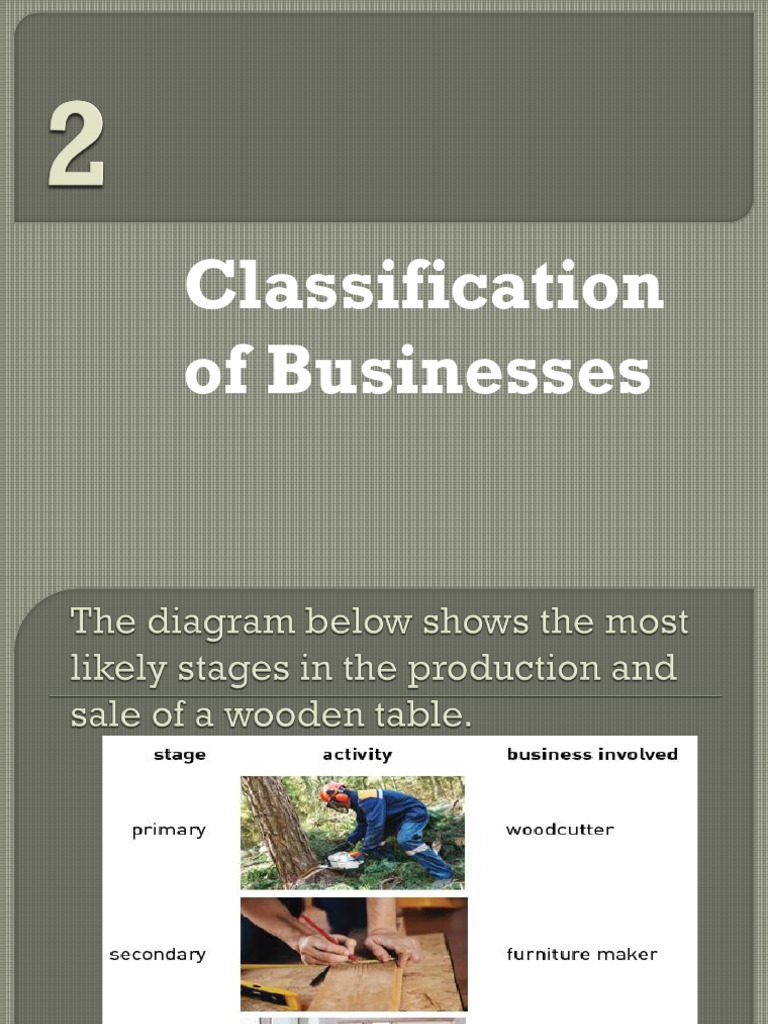 Business Sector Classifications Explained | PDF | Tertiary Sector Of ...