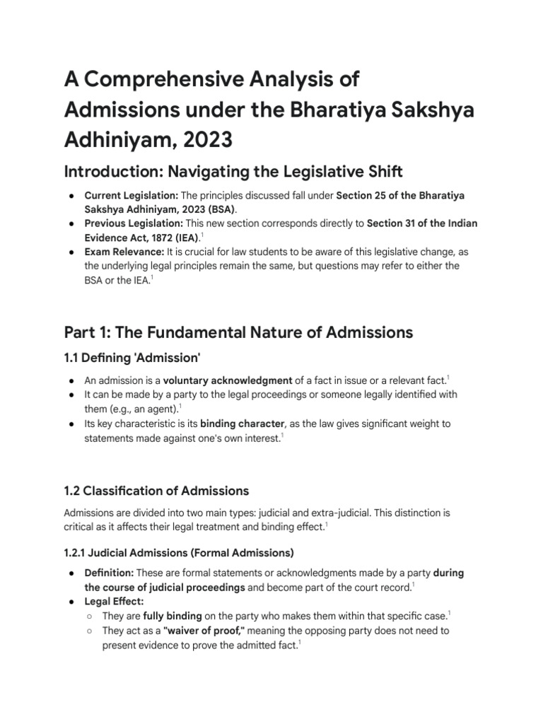 Detailed Section 25 of BSA Notes | PDF | Estoppel | Burden Of Proof (Law)