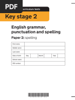2025 Key Stage 2 Spelling Test Guide | PDF