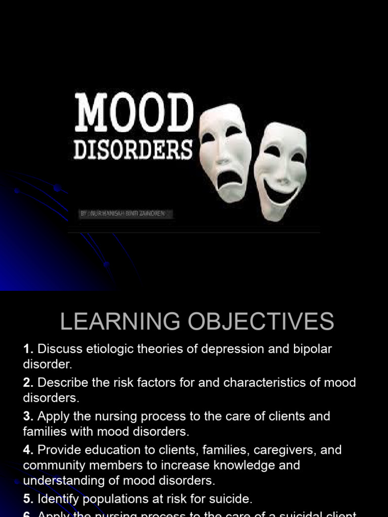 Mood-Disorders.ppt | PDF | Bipolar Disorder | Major Depressive Disorder
