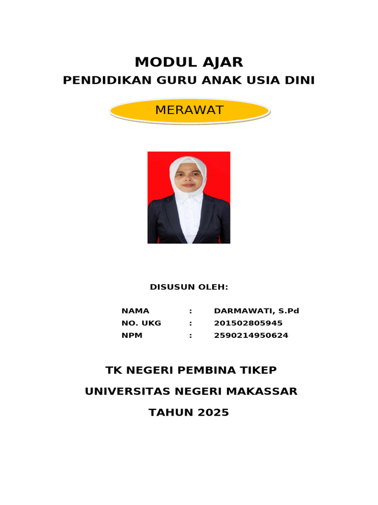 Modul Ajar Paud 1 | PDF