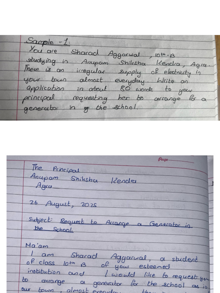 Application Writing + Clauses | PDF