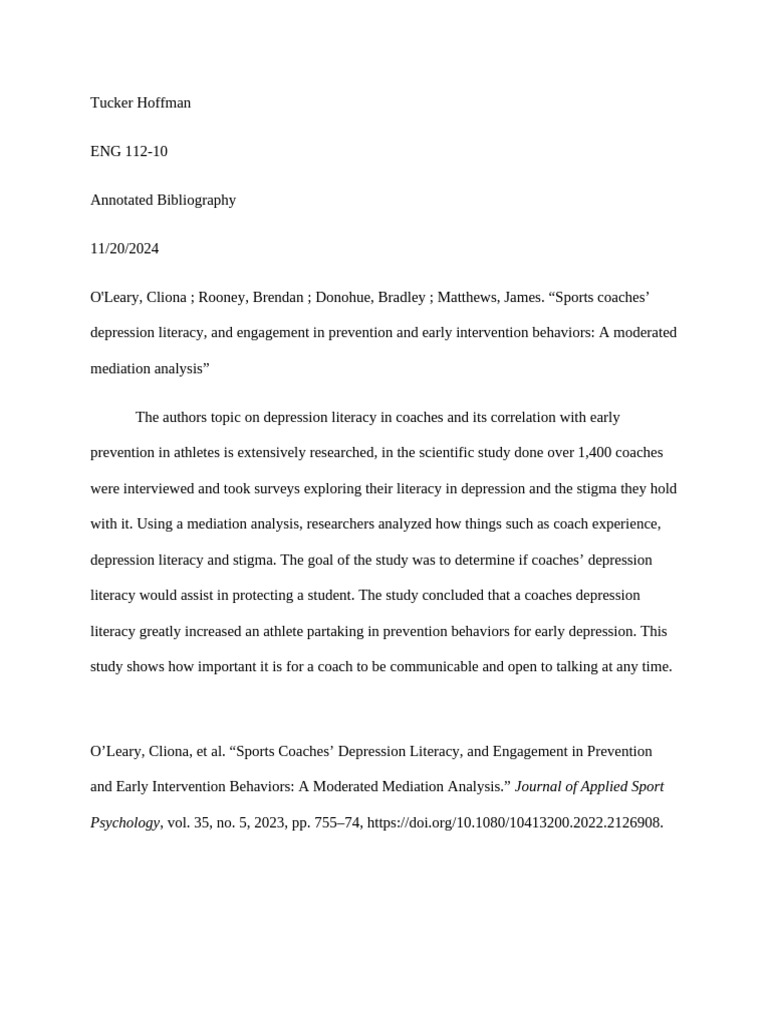 Annotated Bibliography 2 | PDF