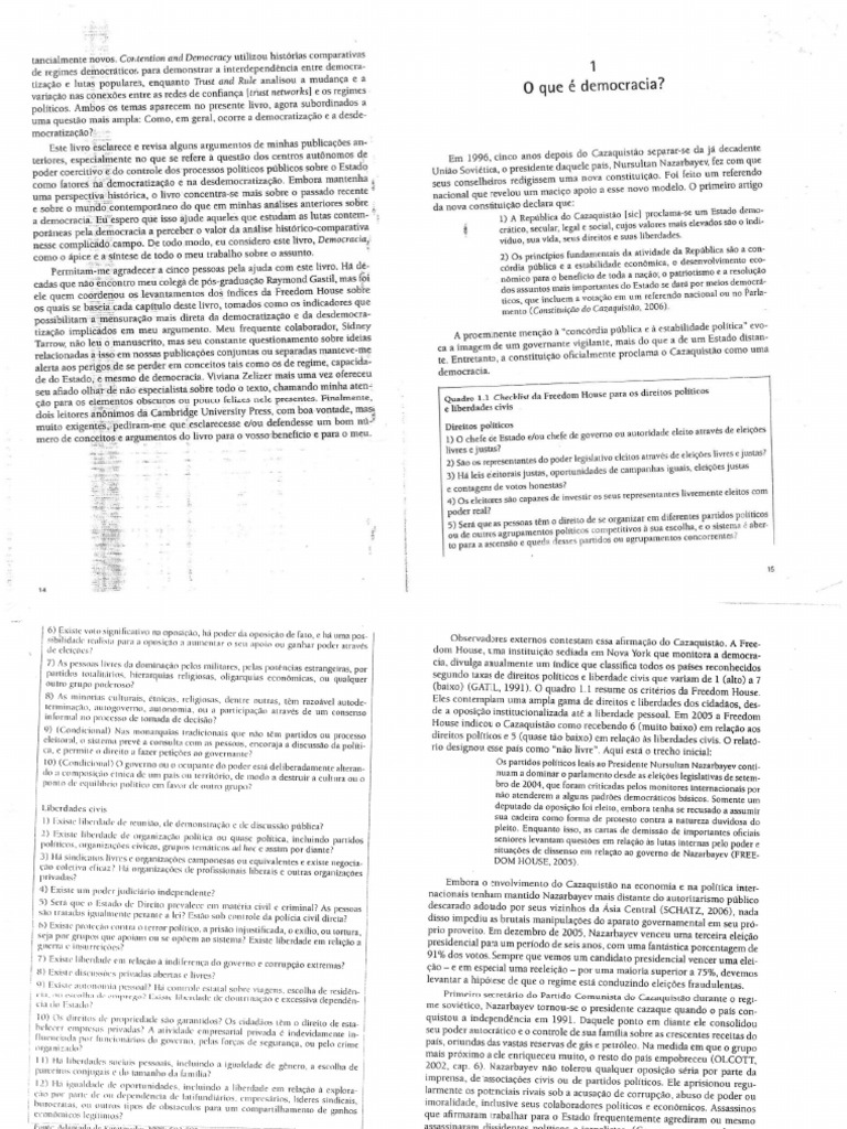 Tilly-Charles. - Democracia | PDF