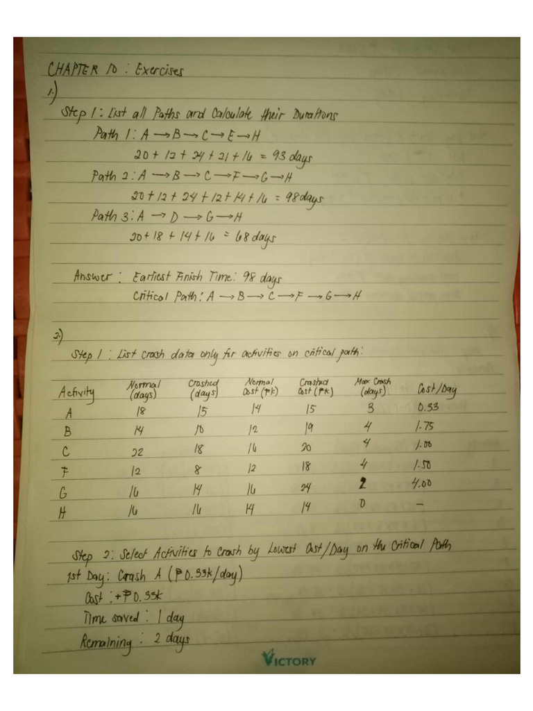 Topic 10 Exercises-1 | PDF