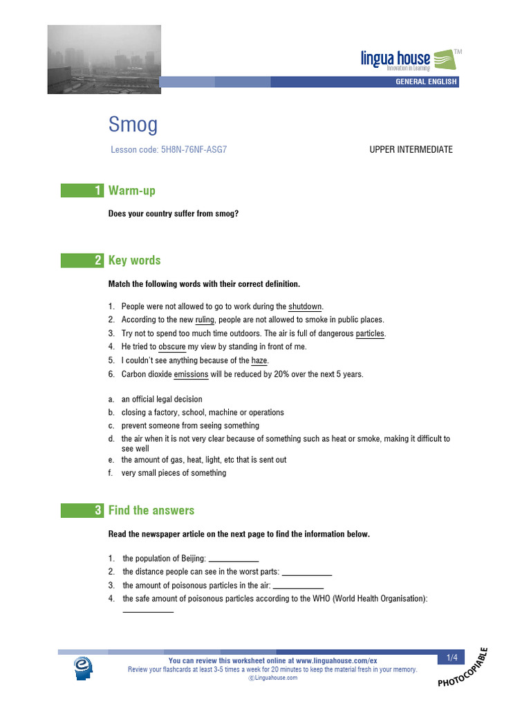smog (1) | PDF | Smog | Beijing