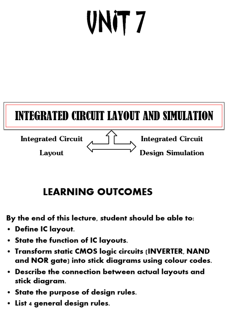 IC Layout and Simulation Overview | PDF | Integrated Circuit ...