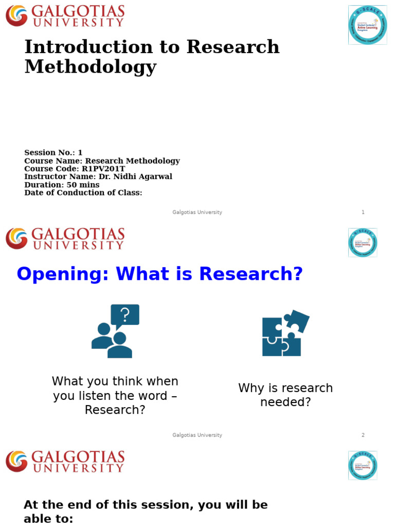 Lec-1 - Meaning of Research Problem | PDF | Hypothesis | Scientific Method
