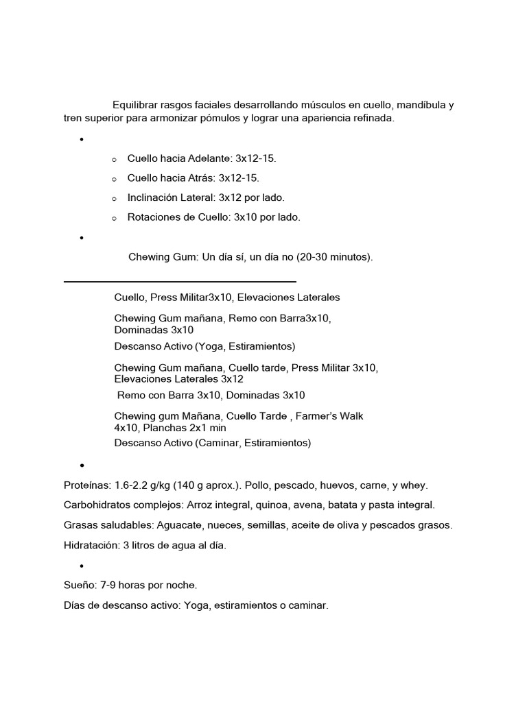 Guía de Rutina Definitiva | PDF