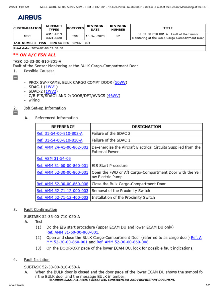 On A/C FSN All | PDF | Airliner | Aircraft