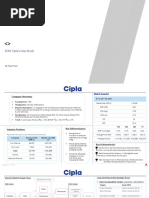 CIPLA Annual Report | PDF | Balance Sheet | Cash Flow Statement