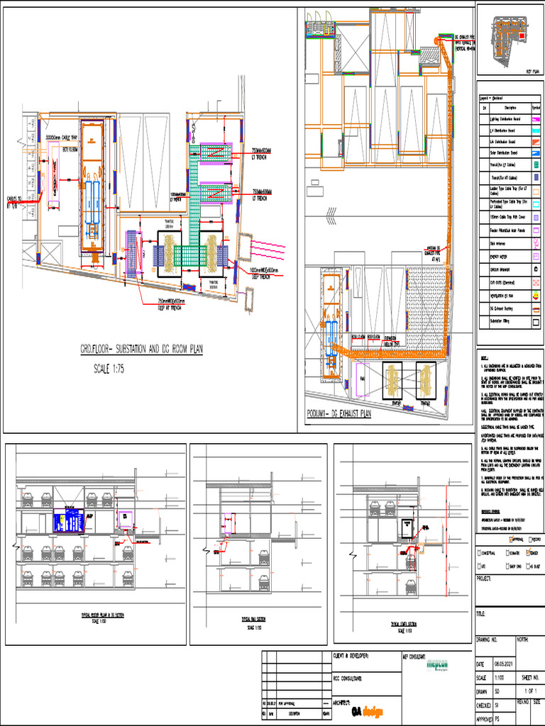 Substation and DG Room Layout Plan | PDF