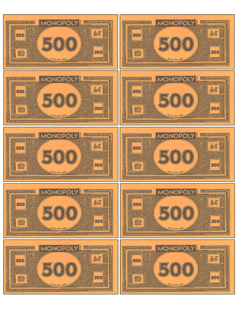 Billete de 500 | PDF