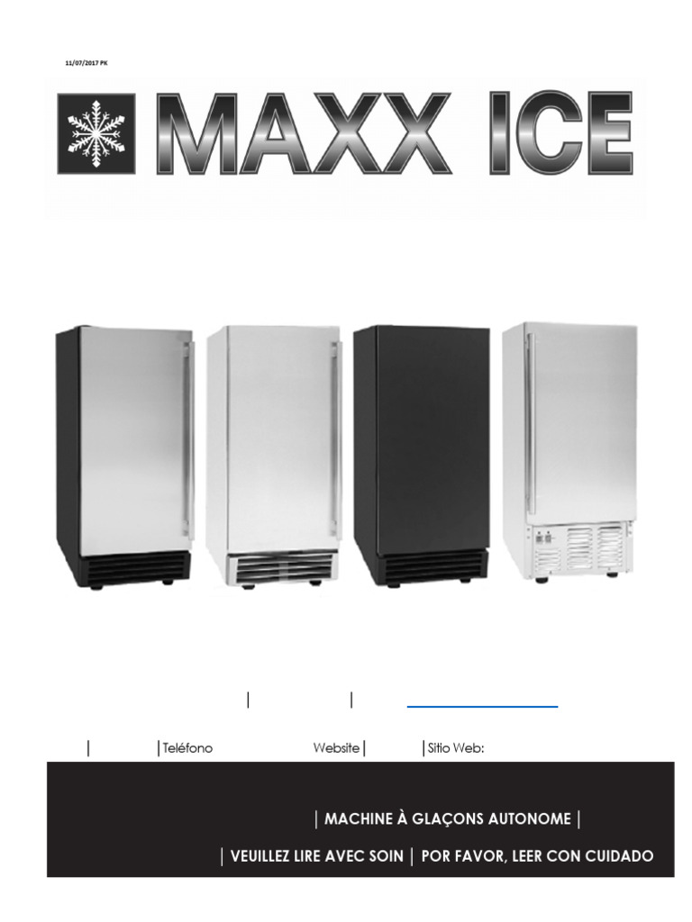 MIM50 Ice Maker Installation Manual | PDF | Mains Electricity | Ac ...