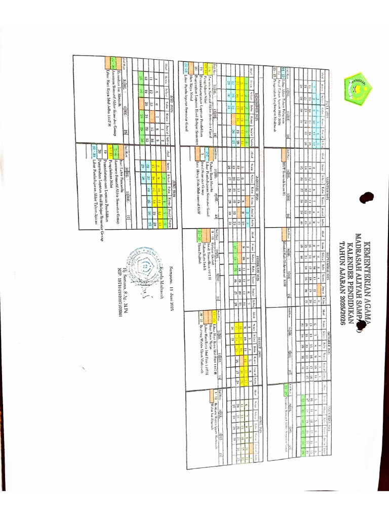 Kaldik 2025 - 2026 | PDF
