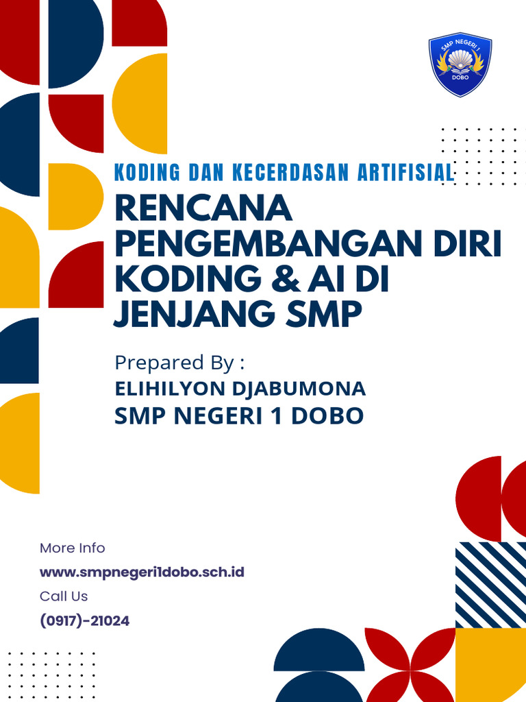 Rencana Pengembangan Diri Koding & AI Di Jenjang SMP | PDF