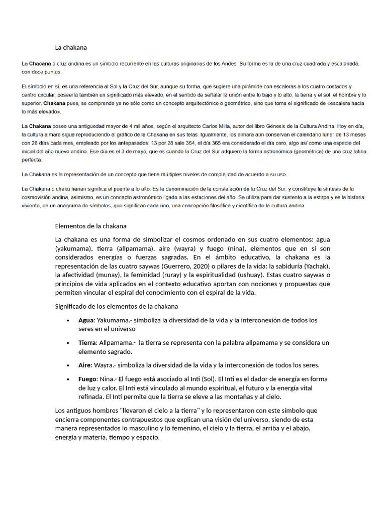 La Chakana | PDF