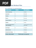 Leon Kennedy 3-Month Workout Plan | PDF | Meal | Kettlebell