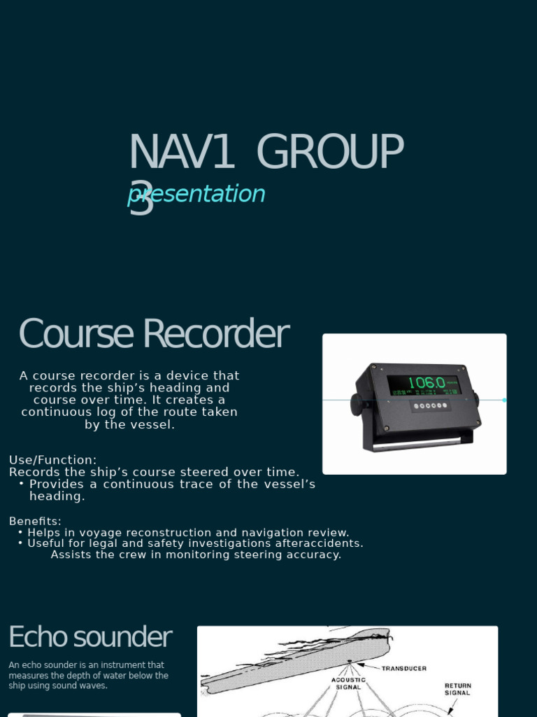 Essential Marine Navigation Instruments | PDF