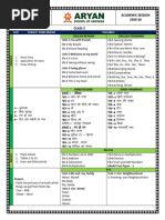 Class 2nd Syallabus 2024 - 2025 | PDF