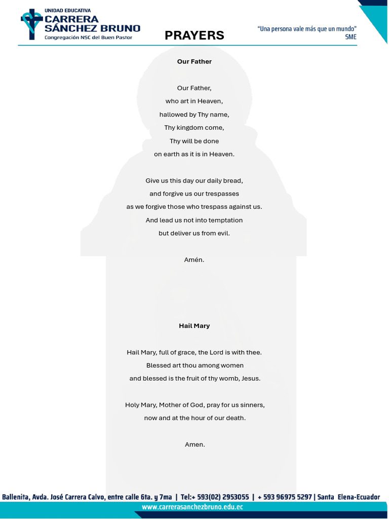 English Prayers | PDF