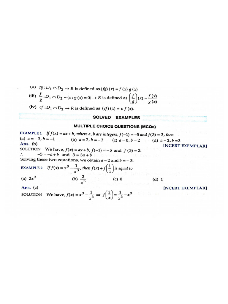 Functions MCQ's | PDF