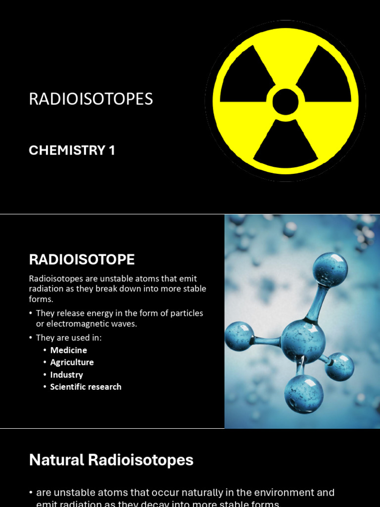 Radioisotopes | PDF | Radioactive Decay | Radionuclide