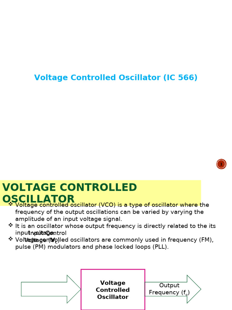 15-VCO-IC 566 Analog and Digital Integrated Circuit Design | PDF ...